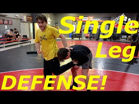 3 Move Series to DEFEND the Single Leg Takedown!