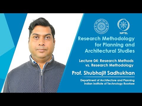 Lecture 04: Research Methods vs Research Methodology