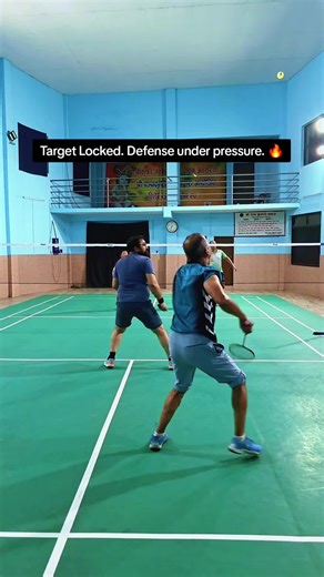 Once we choose the target… there’s no switching. 🎯 #Badminton #BadmintonDoubles #SmashAttack #DefenseTest #RallyPressure