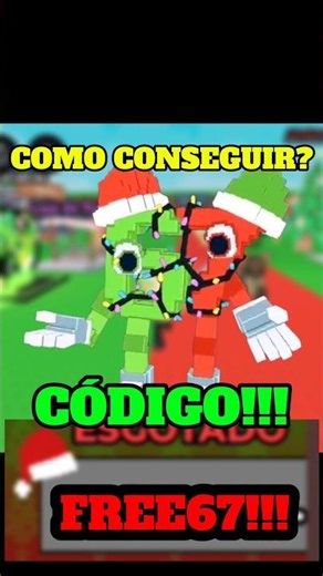 Christmas Code 67! (67 Festive Code) #shorts #stealbrainrot #roblox