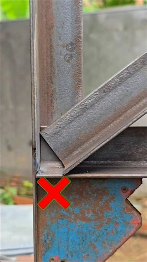 Revealing the secret welder's tricks for proper angle iron connections