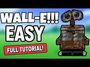 Minecraft Pixel Art Tutorial #145 | How to Build WALL-E! in Minecraft!