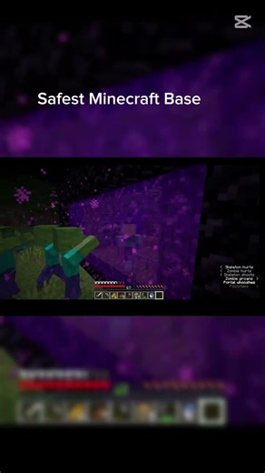 Safest Minecraft Base #minecraft #gaming #minecraftmemes