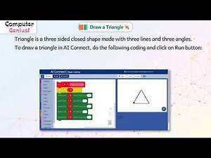 Draw a Triangle |𝐂𝐡 10 |Computer Genius |𝐂𝐥𝐚𝐬𝐬 5