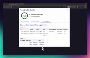 إضافة لمتصفح كروم للفحص والتحقق من المشكلات الشائعة لنماذج الHTML بشكل مدقق. 🔗 رابط وكود المصدر للإضافة: https://front.tips/form-troubleshooter/#tip-links -------- 🇬🇧 English Description Chrome extension for finding and resolving common form issues. | Arbaoui mehdi
