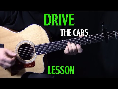 how to play "Drive" by The Cars on guitar | acoustic guitar lesson tutorial
