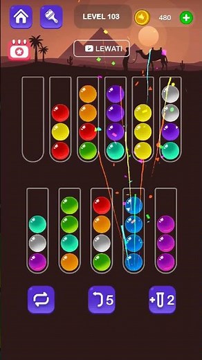 Ball Sort Master Level 103 Answer