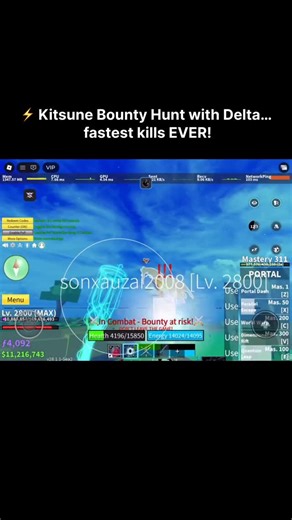 rotx.site on Instagram: "[OP🔥] Blox Fruits Bounty Hunt Script — Kitsune Tracker, Auto Lock + Fast Kill (Delta | Mobile + PC) #roblox #robloxfyp #robloxgames #bloxfruits #ios #android #pc"