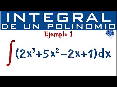 Integral of a polynomial | Example 1