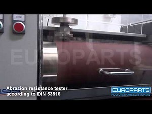 Abrasion Test - Quality Control Lab, Europarts | Polyurethane Elastomers