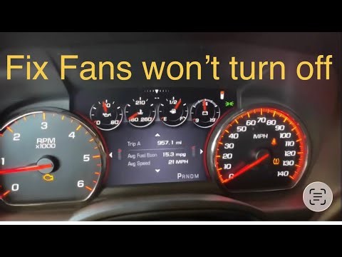 Fix GM Fan running full blast Yukon Tahoe Sierra Silverado Escalade Thermostat & temperature sensor
