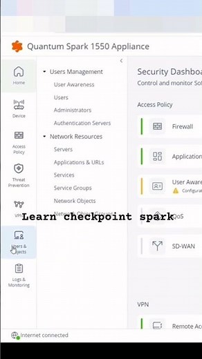 Checkpoint firewall #cybersecurity #checkpoint