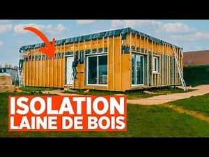 ISOLATION en LAINE de BOIS - Ma Maison Conteneur #13