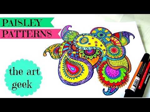 How to draw Paisley Pattern