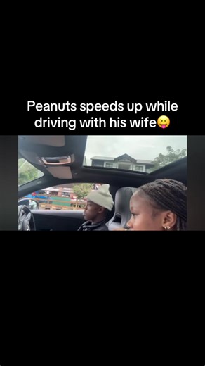 Peanuts Speeds Up While Driving with His Wife