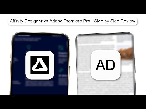 Affinity Designer Vs Adobe Premiere Pro Side By Side Review