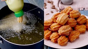 Mini churros in the bottle: quick and easy!