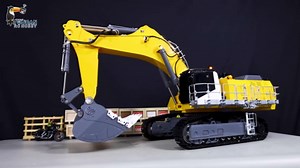 1:14 Lesu RC Hydraulic Excavator Aoue 9150 Metal RTR Remote Control Digger Model for Adult Hobby Lesu Construction Vehicle