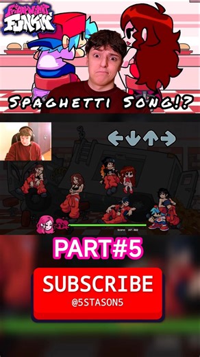 Friday Night Funkin’ VS Spaghetti Song (PART 5) #shorts #fnfmod #fridaynightfunkin #stason