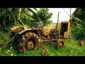 Young Man Restores Rusty Old Kubota Tractor //Even the Original Owner Didn't Recognize It
