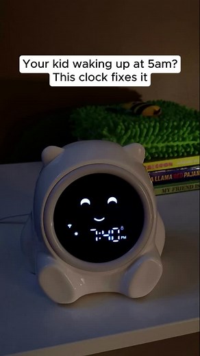Tired of 5am wake-ups? The Pali Sleep Training Clock helps your kids know when it’s okay to get out of bed — using simple lights, no yelling, and no confusion. A glowing countdown ring shows how much sleep time is left… and turns green when it’s finally go-time. ✅ Teaches independent sleep habits ✅ Custom schedules for weekdays weekends ✅ Optional reward drawer for positive reinforcement ✅ Built-in sound machine & night light ✅ App controlled (or manual, your choice!) Say goodbye to early mornin