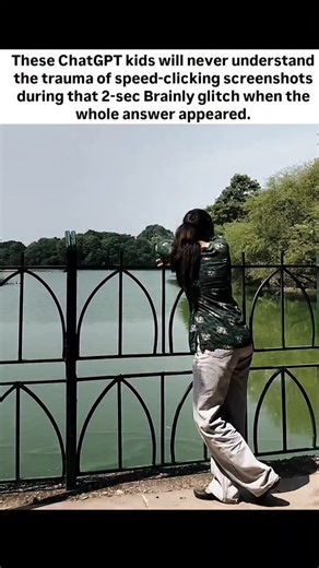 Mansi | Content creator ✨ on Instagram: "Only 2000-2006 people can relate 🥲 How many of you are from that brain.ly generation 😂😭 ???? Follow @mansimoments for more ‼️ . . . (These chat gpt kids will never understand that drama of seed clipping screenshots during that 2 second brainly clips when the whole answer appeared, speed test, answer from brainly.com, things before chat gpt and Google Gemini, how student get answer before existence of chat GPT and Google Gemini, the most frustrated move