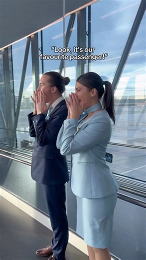 Norse Atlantic Airways on Instagram: "Just a little appreciation post for our favorite passenger🩵 Hint: you’re watching this😉"