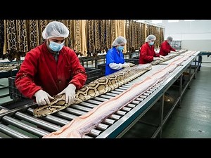 Inside the Snake Leather Factory: How a $18,000 Luxury Jacket Is Made