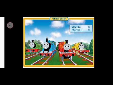 Thomas and Friends 2007 Trackmaster Website Whistle and Peep Games