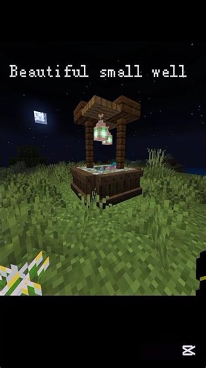 Simple & Cute Minecraft Well Tutorial (Easy Build) #minecraft #minecrafttips #minecraftguide #gaming