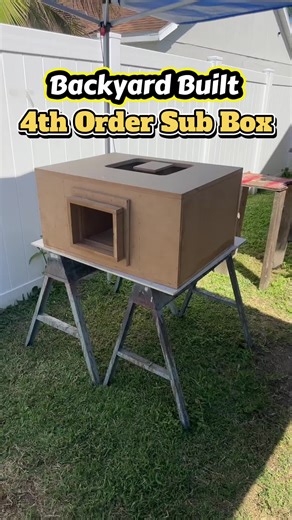 Backyard Built 4th Order Subwoofer Box Tutorial