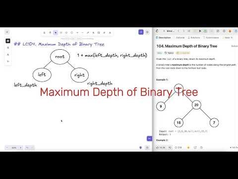 Maximum Depth of Binary Tree - Leetcode 104 - Python