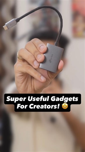 Sujal Arora on Instagram: "Super Useful Gadget For Creators! Follow @savyy_tech for more such videos! #savyytech #techtips #techtricks #techhacks #techno #tplink #creatorgadgets #amazongadgets [gadget reviews, tp link, canera, photography, amazon gadgets, gadgets]"