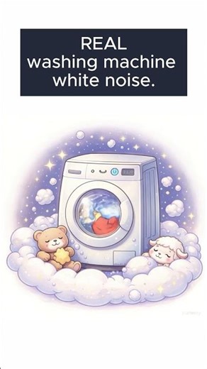 Exhausted? This washing machine sound helps Newborns sleep longer #whitenoise #baby #sleep