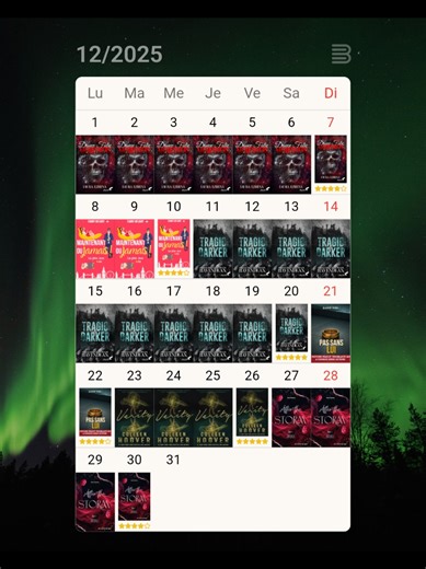 📚 BookTok : mes lectures de décembre ! Je ne suis pas une lectrice rapide… et c’est totalement OK pour moi 😉 En décembre, j’ai voyagé entre dark romance 💀❤️, comédie romantique 💕😂, thriller domestique 🏠🔪, thriller psychologique 🧠😱 et dark romance soft 🌙💖. J’adore varier les plaisirs ! ✨ Et surtout… une nouvelle année livresque commence, pleine de belles découvertes ! 🎉📖 #BookTok #romance #darkromance #thriller #pourtoi