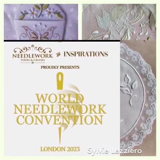 THE 2023 WORLD NEEDLEWORK CONVENTION co sponsored by INSPIRATIONS magazine 🌹✈️🌹 Oct 5th - 15th 2023 In beautiful old London Tutor SYLVIE LEZZIERO France For more information click on this link https://www.needleworktours.com.au/booking/2023-world-needlework-convention/choose-your-projects #Tours #UK #London #Embroidery #Beading #Handwork #Handembroidery #Crewel #Blackwork #Stumpwork #Goldwork #Embroideryart #Sewing #Needlework #Conventions #stumpworkembroidery #Metalthreadembroidery #CanvasWor