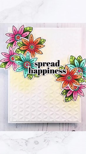 Get ready to brighten someone's day with this cheerful and vibrant card design! 🌞🌈 Share the joy and spread happiness with a card that radiates positivity. Watch the full video on YouTube - https://youtu.be/SBnSfhj81S0 #altenew #cardmaking #cardmakingideas #handmadecards #cardmakersofinstagram #cardmakinghobby | Altenew