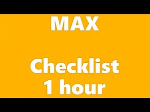MAX - Checklist 1 hour with lyrics