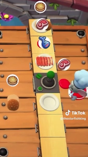 Overcooked 2 Gameplay: Sushi and Burger Challenge