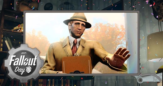 (doorbell ringing, door kicked in) "VAULT-TEC CALLING!" Please stand by for a very special message from Paul Eiding @pauleiding the voice of the Vault-Tec Rep in #Fallout4. . . . . #Fallout #Fallout2 #Fallout3 #Fallout4 #Fallout76 #FalloutNewVegas #FalloutCommunity #Falloutcosplay #FalloutDay #falloutday2025 | Chad: A Fallout 76 Story Podcast