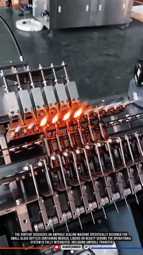 Innovation Ampoule Sealing: Pharmaceutical Packaging, Hermetic Seal, Sterile Tech #tech