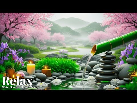 Relaxing Music for Stress Relief 🌿 Soothing Piano + Nature Sound, Calm Anxiety & Depression, Spa BGM