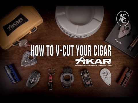 How To V-Cut Your Cigar with Xikar