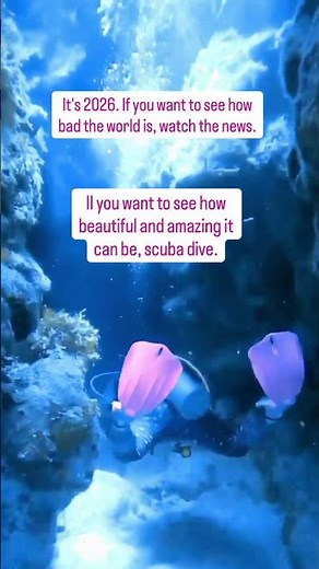Doomscroll or dive in 🌊 #scubadiving