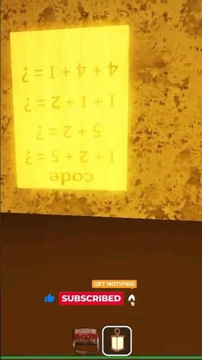 The second Door's Code in The Mimic Chapter 3. #themimic #roblox #games #scary #shorts