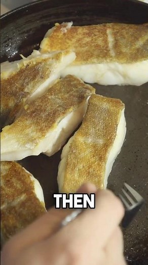 🍳 *Perfect Pan-Fried Cod Fillet in 5 Minutes!* 🐟 | Quick & Easy Recipe | #shorts #food