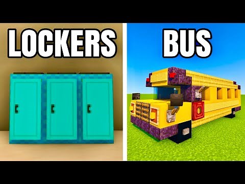 HOW TO BUILD A SCHOOL in Minecraft