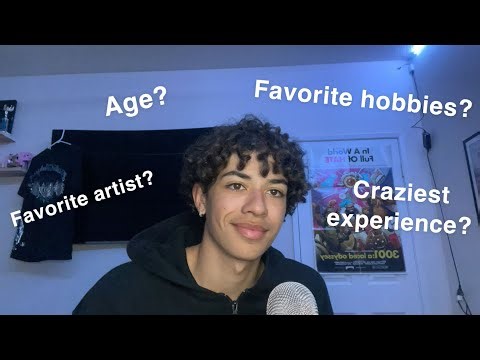 ASMR Q&A / get to know me better