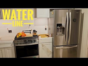 How To Install A Water Line For Your Refrigerator & Ice Maker!