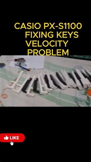 CASIO PX S1100 Key velocity problem repair